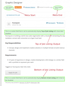 New Feature: Automatically output custom fields on Job/Resume Listing | sMyles Plugins
